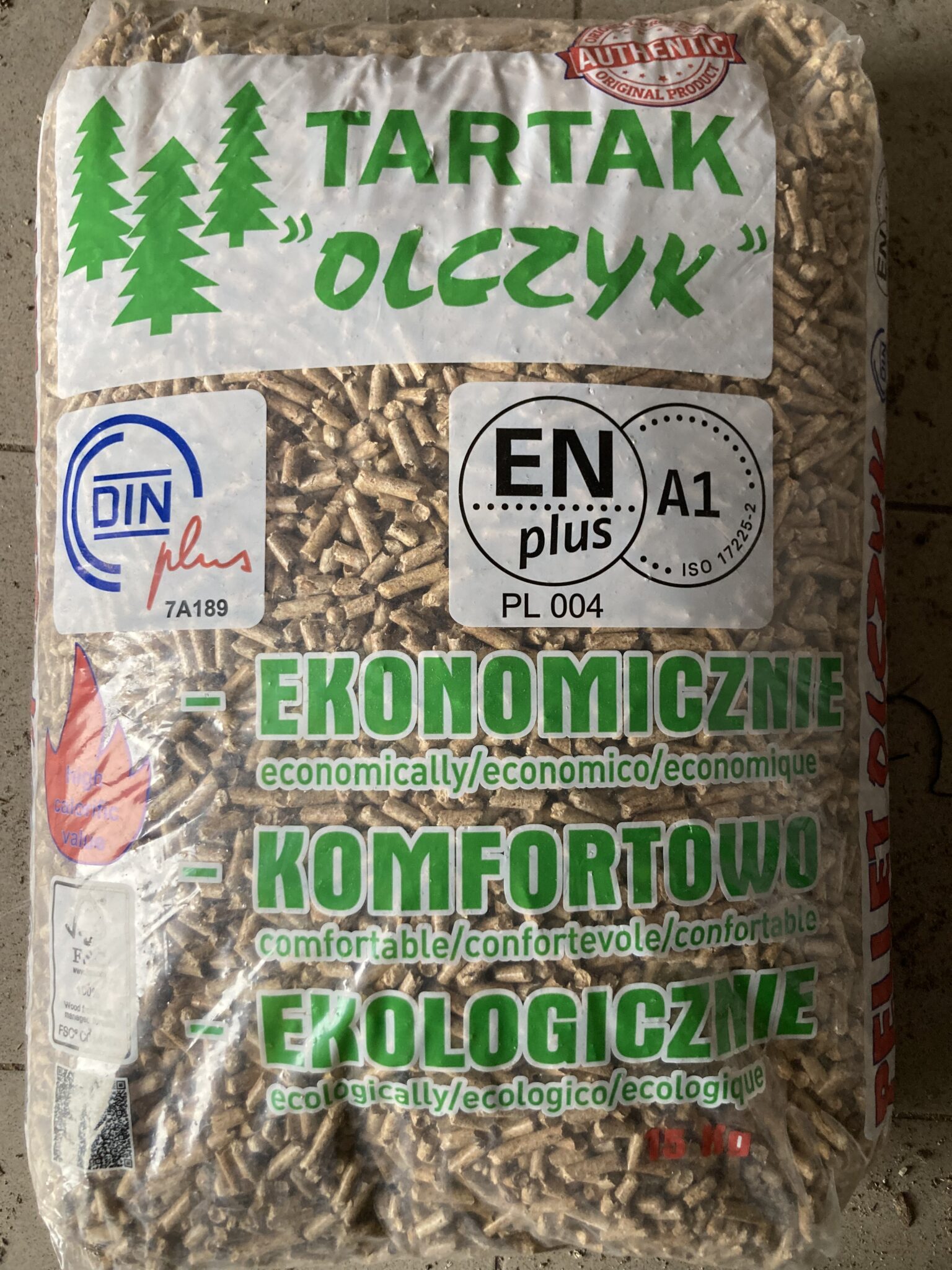 Pellet Olczyk z dostawą - cena, opinie, hurt - TJMobile